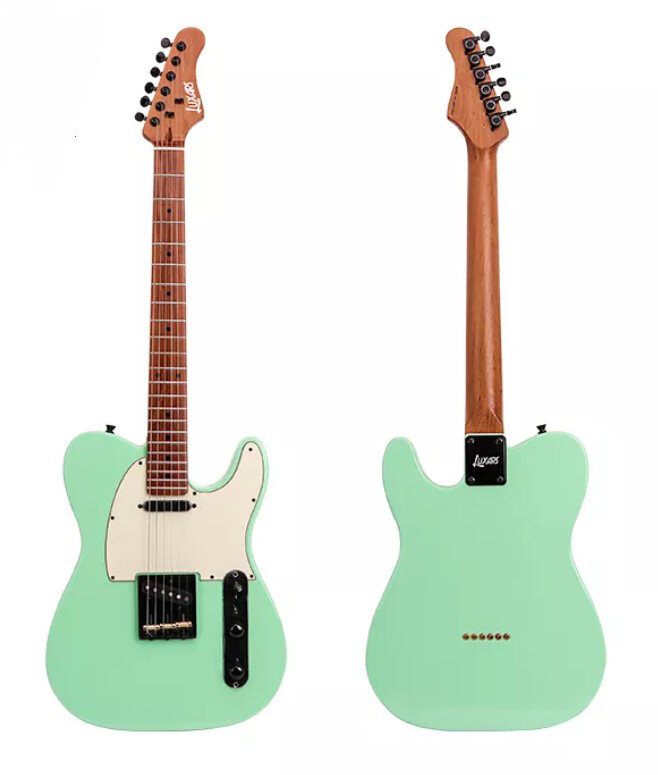 S-G17-PRO-SG Электрогитара, зеленая, Luxars