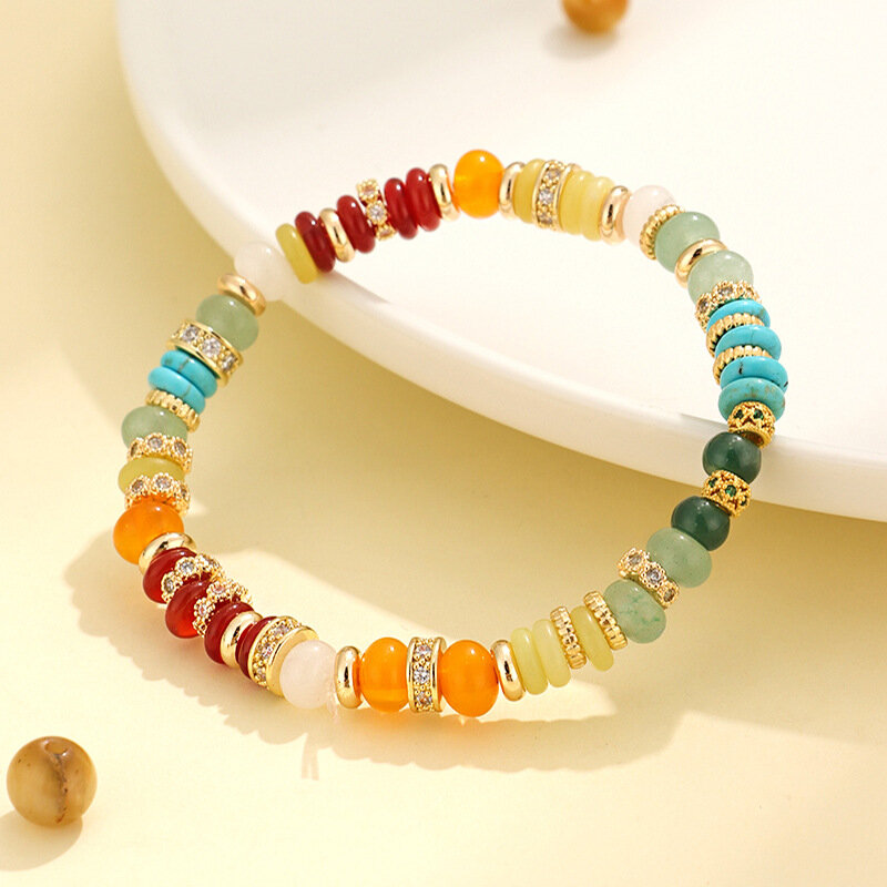 Браслет Badu Jewellery, кристалл, бисер