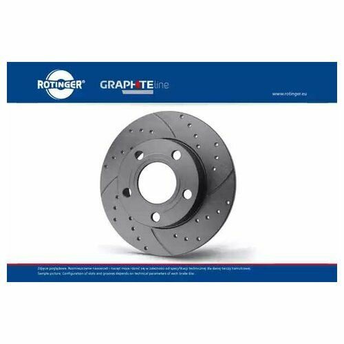 Диск тормозной задний ROTINGER RT1381GLT5 для BMW 7 серия E38, 8 серия E31