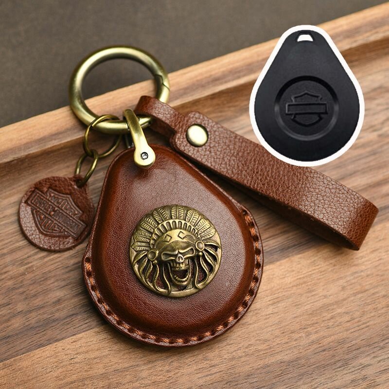 Чехол Кожаный для метки на мотоцикл Harley-Davidson Strееt