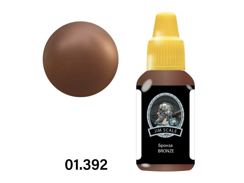 Акриловая краска Jim Scale Бронза BRONZE, 18 мл