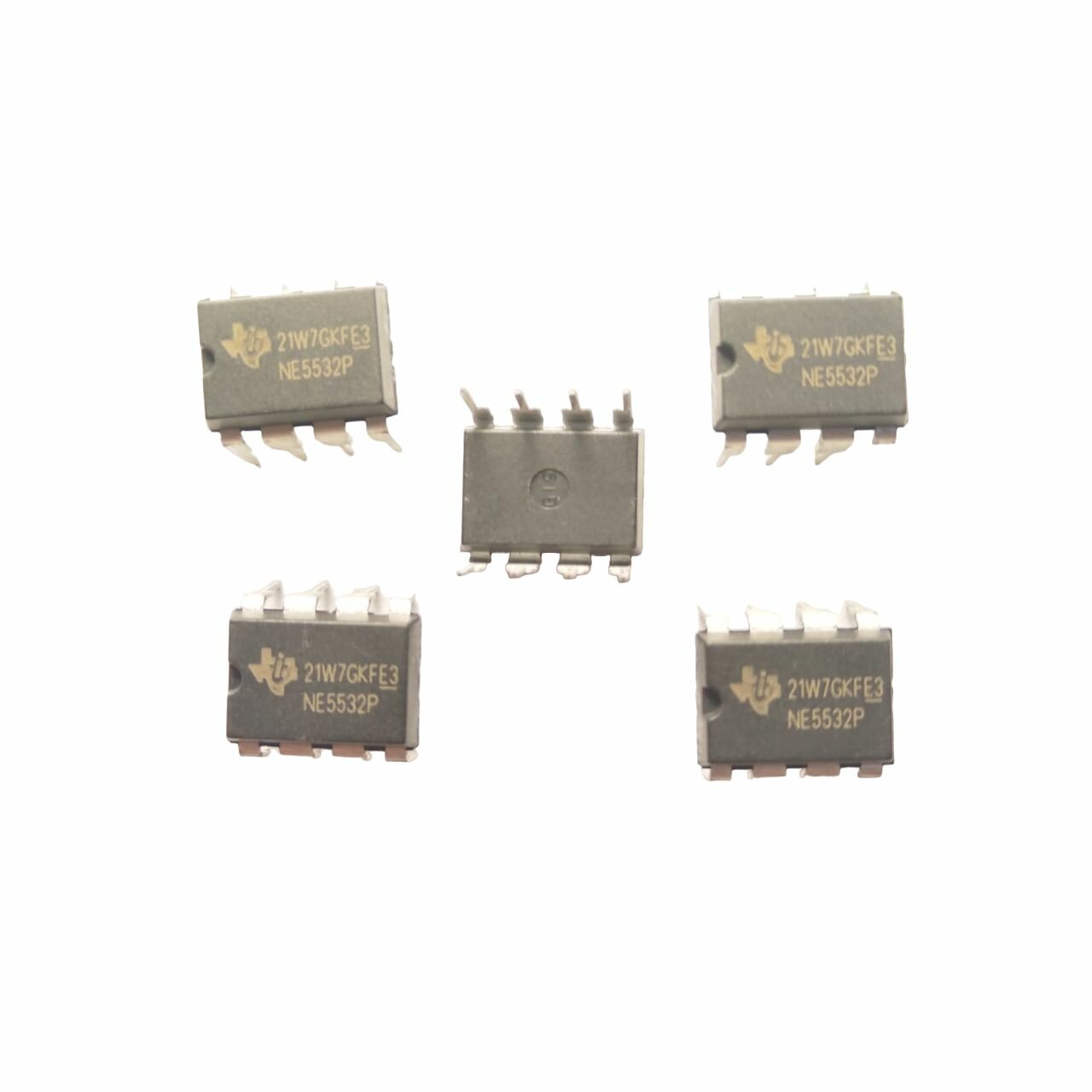 Микросхема NE5532P. Двухканальный операционный усилитель (TI) - 5 штук