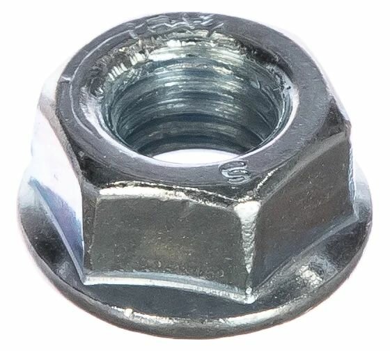 Шестигранная гайка с фланцем Tech-Krep DIN6923 оцинкованная М8 200 шт - пакет 141612
