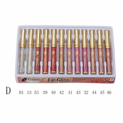 FARRES Блеск для губ мерцающий 7009 D, тон 45