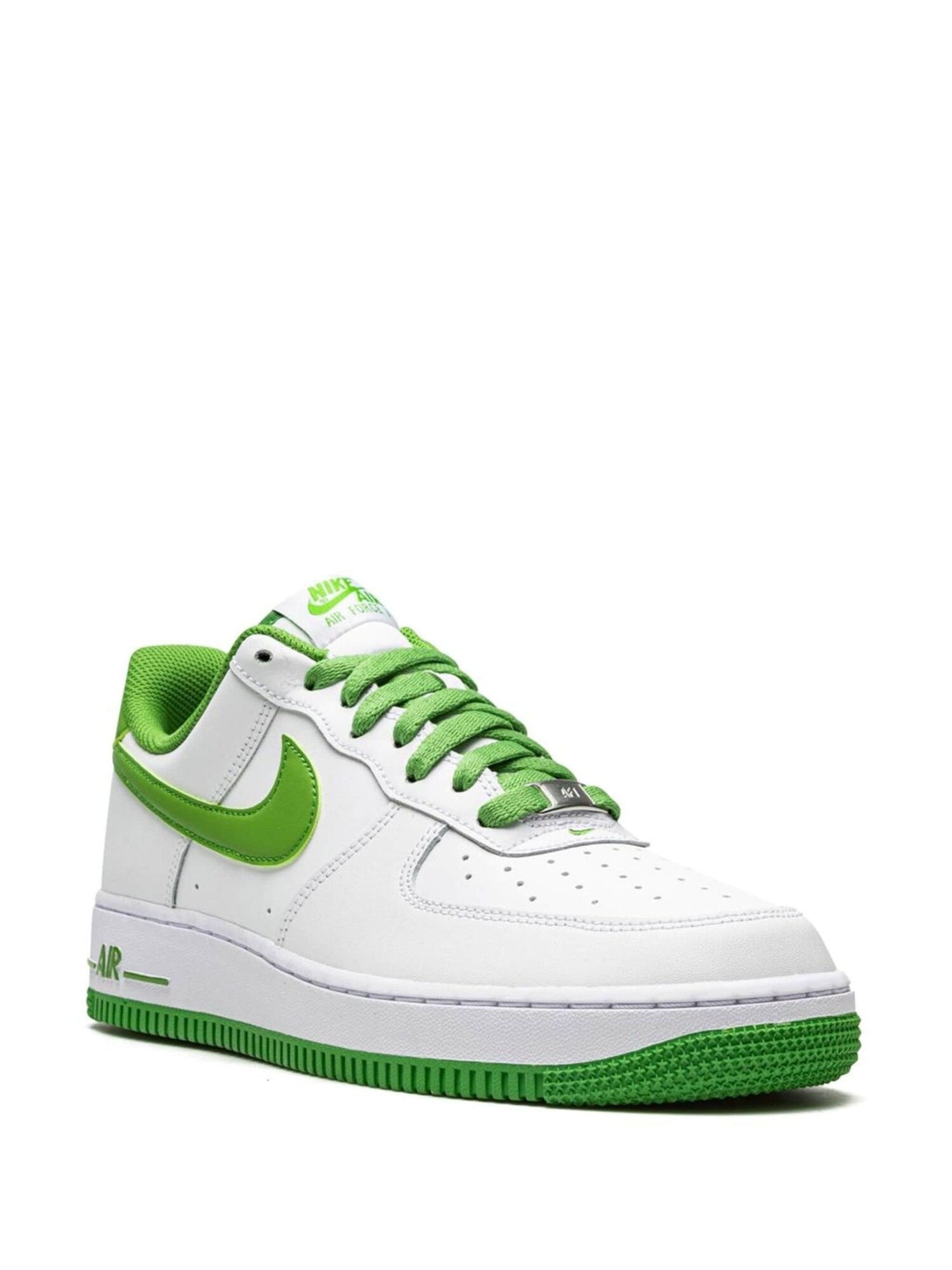 Кроссовки NIKE Air Force 1 '07 Chlorophyll, размер 10.5 US, белый — фото 1