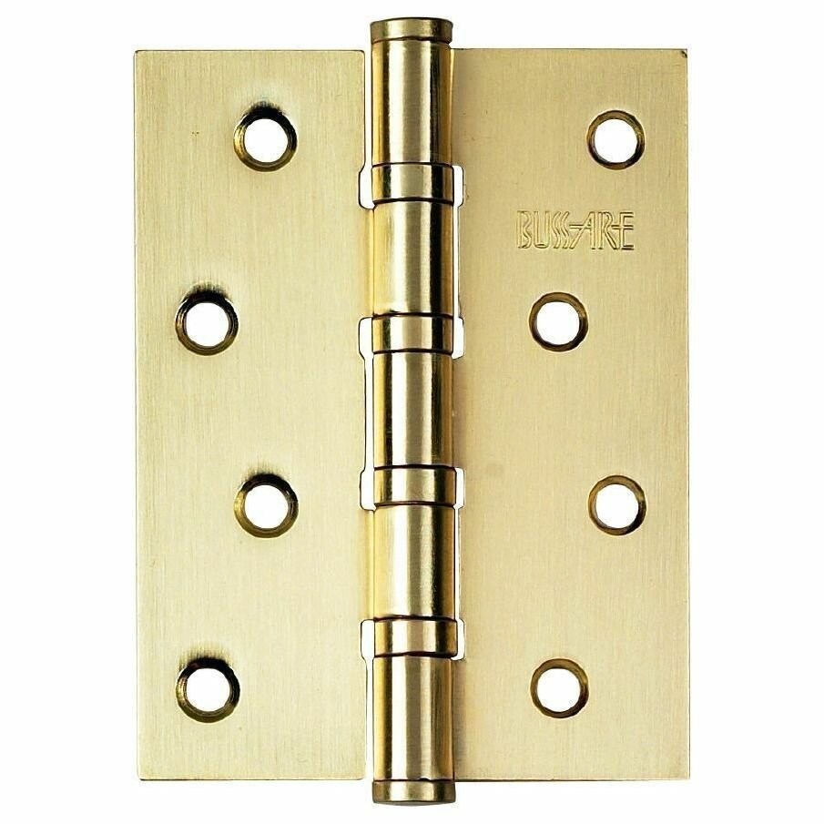 Петля универсальная BUSSARE B020-C 100X75X2.5-4BB-1SG Золото матовое