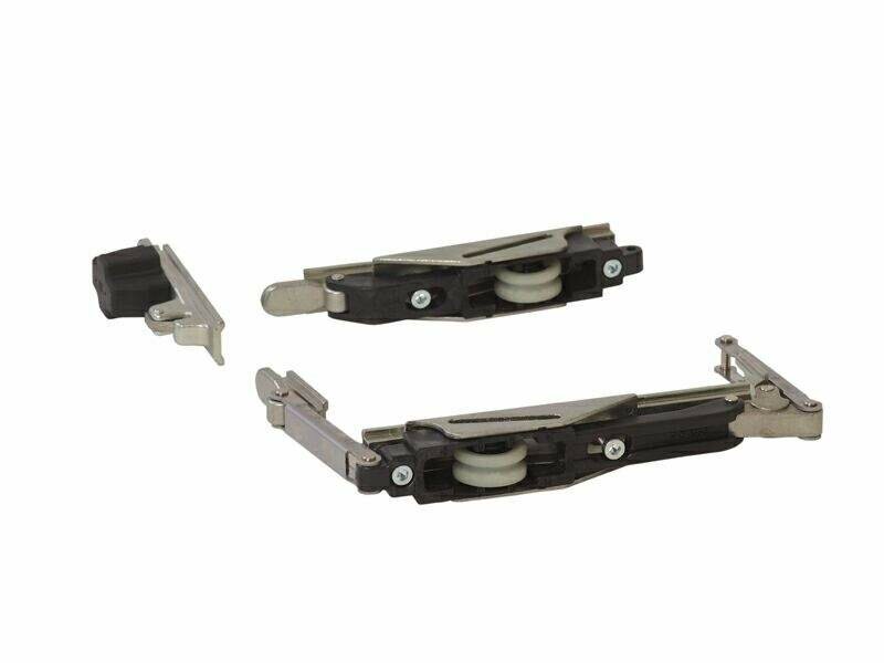 Комплект роликов L/S для двери 90 кг, GOS-S, 3 части, 03916000