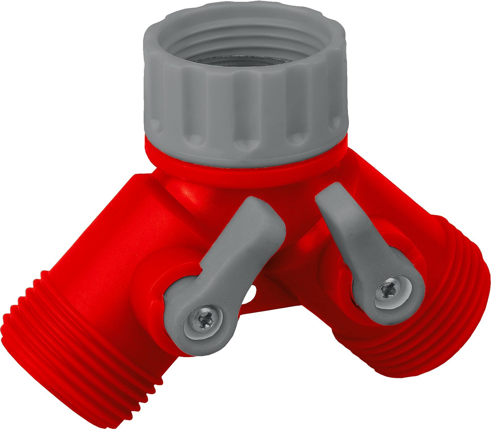 Двухканальный поливочный распределитель GRINDA GS-2, 3/4", ударопрочный пластик, внутренняя резьба 8-426310_z01