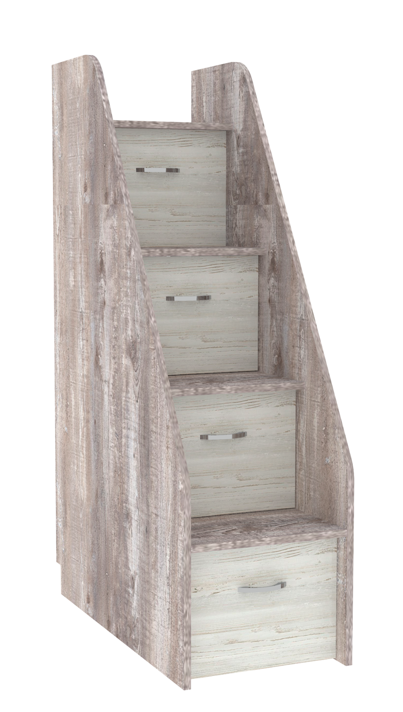 Лестница комод универсальная Бетон Винтерберг