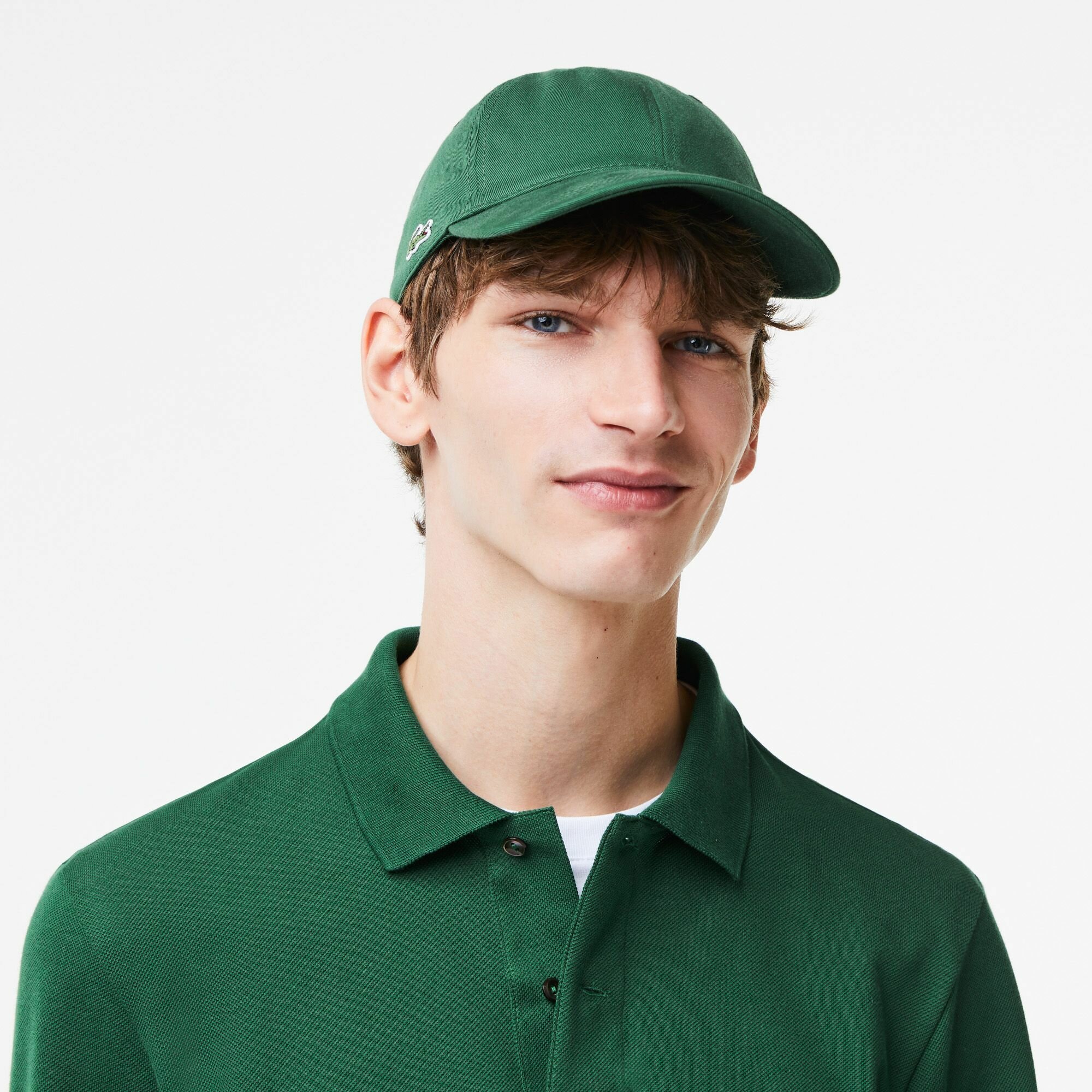 Бейсболка LACOSTE для мужчин и женщин, размер TTU, зеленый — фото 1