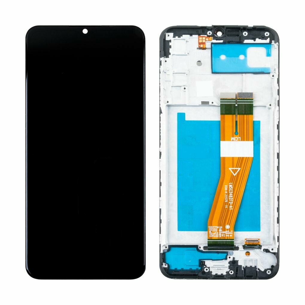 Дисплей для Samsung A037F (A03s) модуль Черный - OR Ref. (SP) (GH81-21233A) (163 мм)