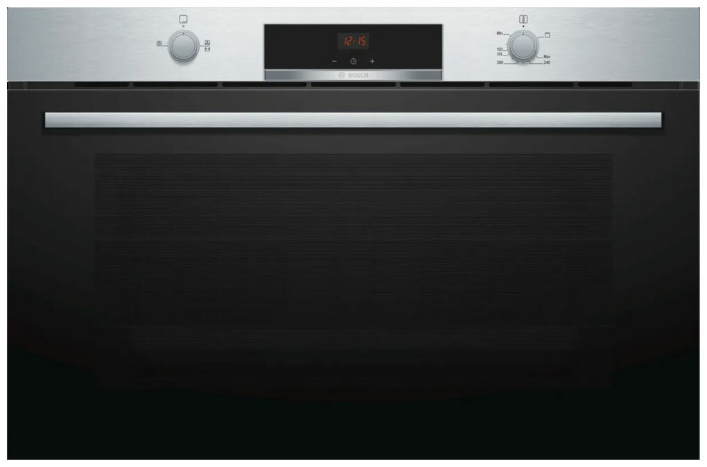 Газовый духовой шкаф Bosch VGD553FB0 89 см, 92 л гриль конвекция, серебристый