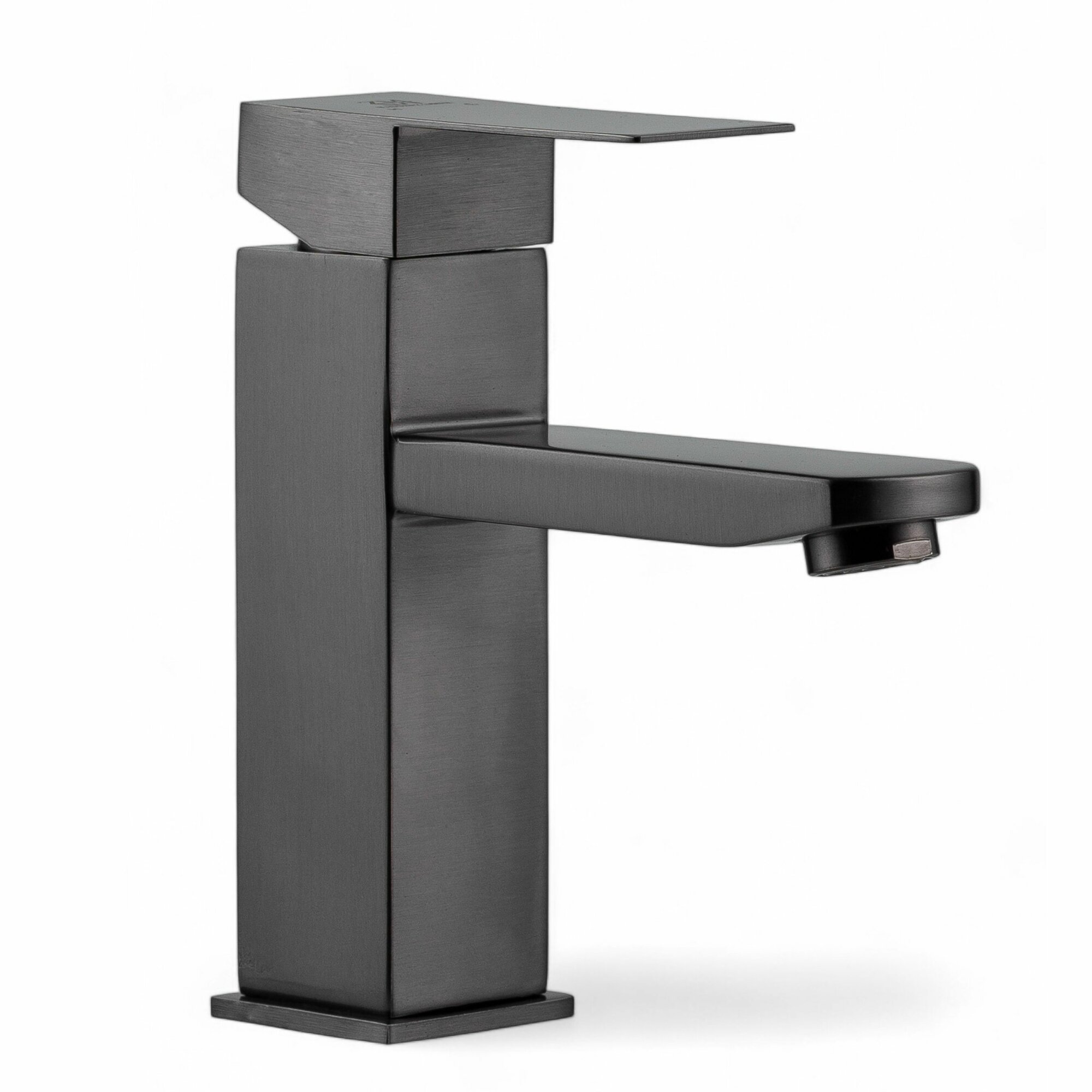 Смеситель Wasser Zimmer A4867, нержавеющая сталь, графитовый, для раковины