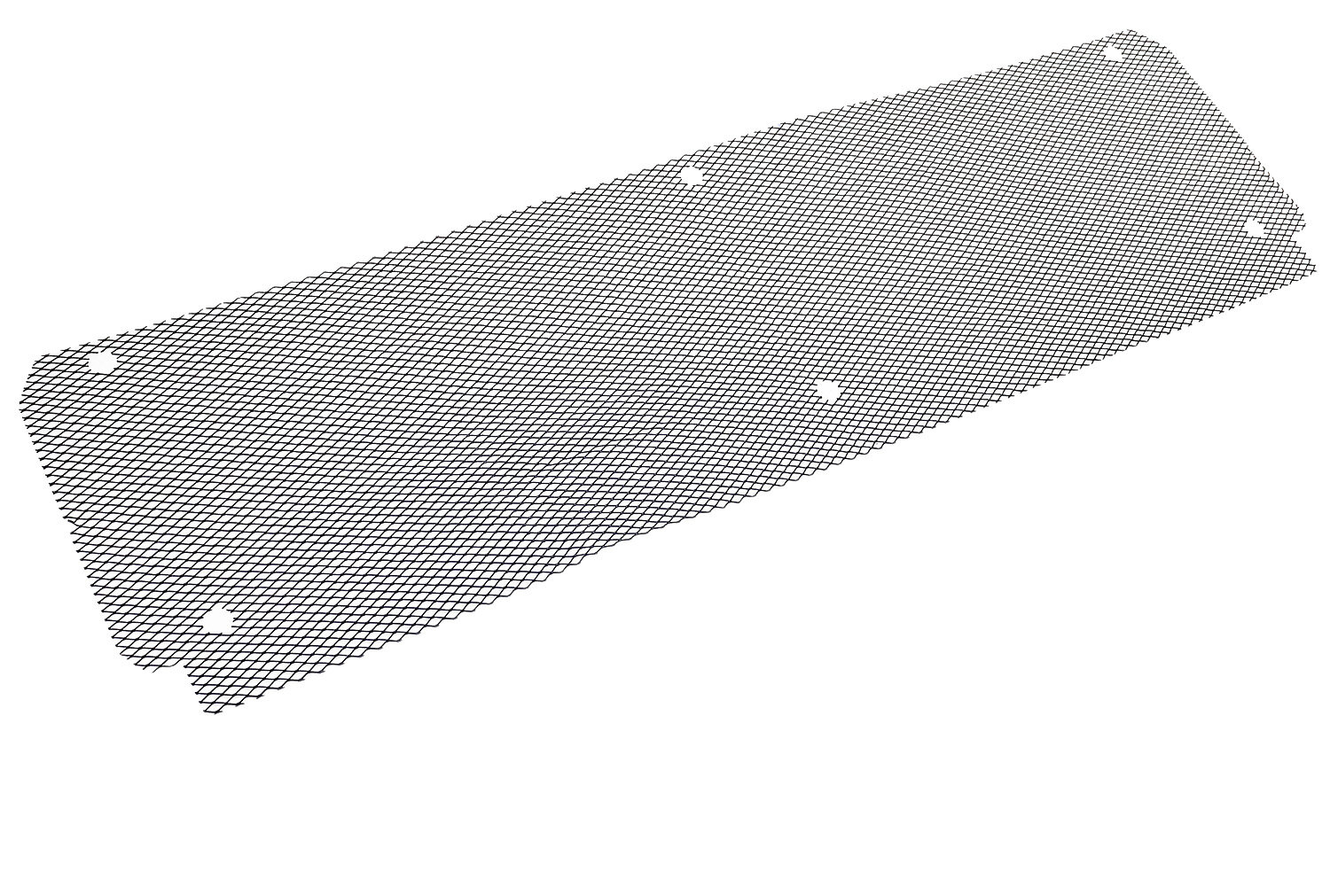 Защитная сетка решетки радиатора AutoMax на Лада Нива Легенд