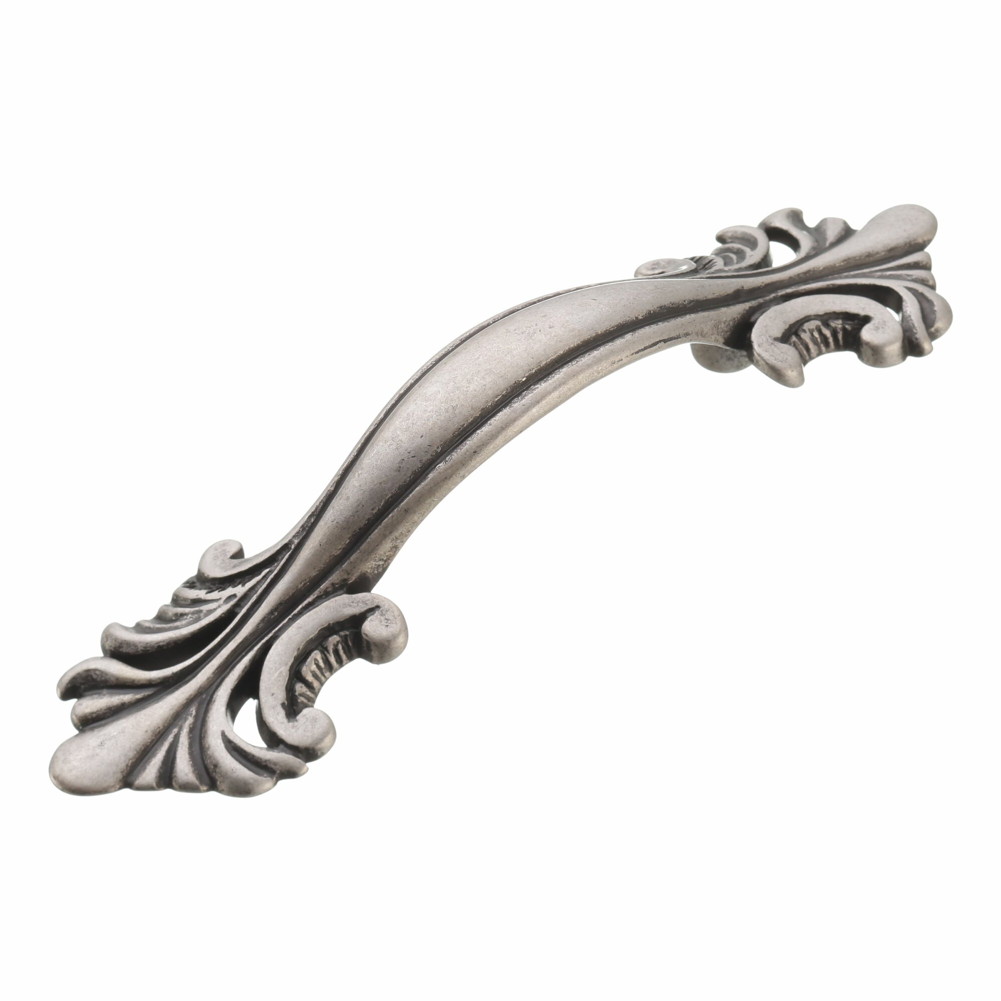 Ручка мебельная скоба GIUSTI LINEA DECOR WMN627.064.00E8 блестящее винтажное серебро