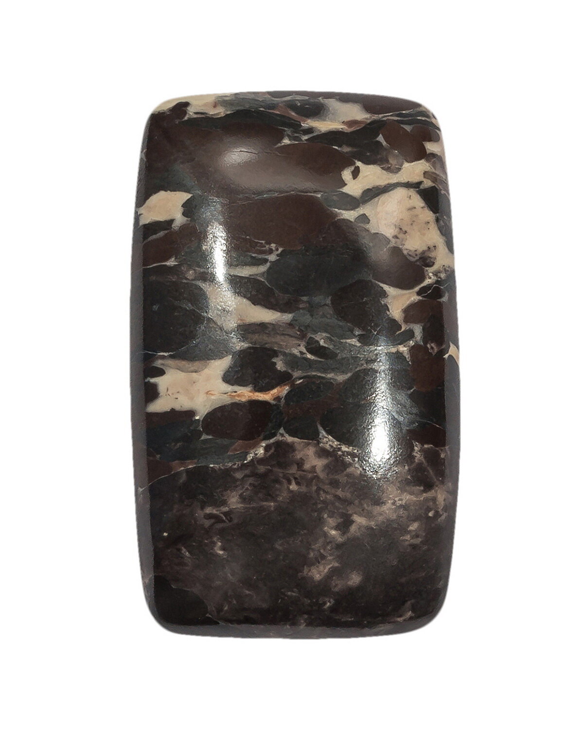 Кабошон Яшма (Намибия), размер: 45х27х6 мм, натуральный минерал.