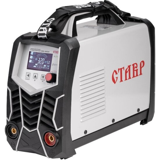 Ставр Сварочный аппарат инверторный 4.6.6.5кВт, 20-320А, САИ-320ЭУ, MMA, 26.4В, 1.6-6мм, HOT START, ANTI-STICK, ARC FORCE (ремень, набор осн.).