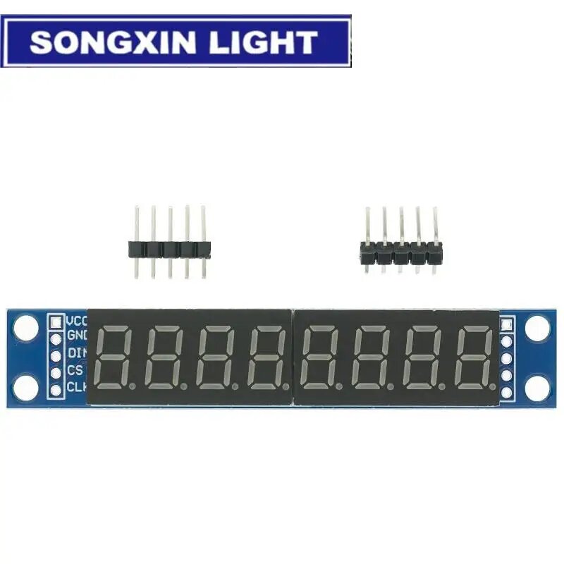 Светодиодный модуль TM1637 8-bit, красный, MAX7219