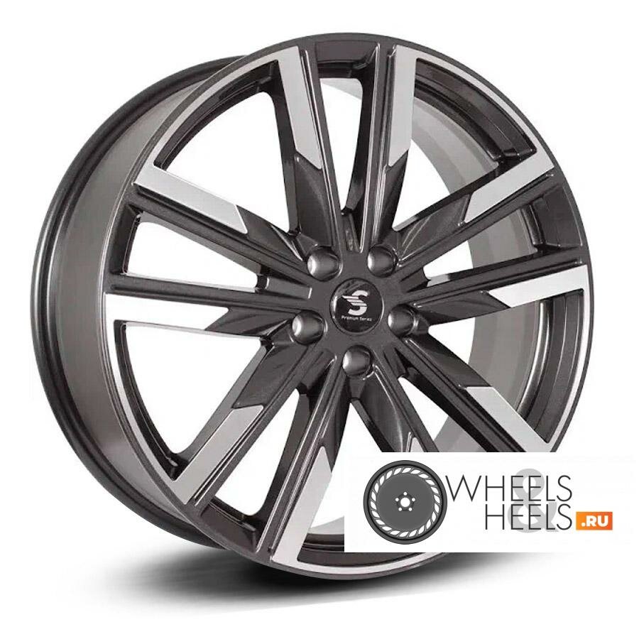Premium Series КР014 EXEED VX 20x8 5x108 et36 dia65.1 Графитовый глянцевый с полированной лицевой поверхностью