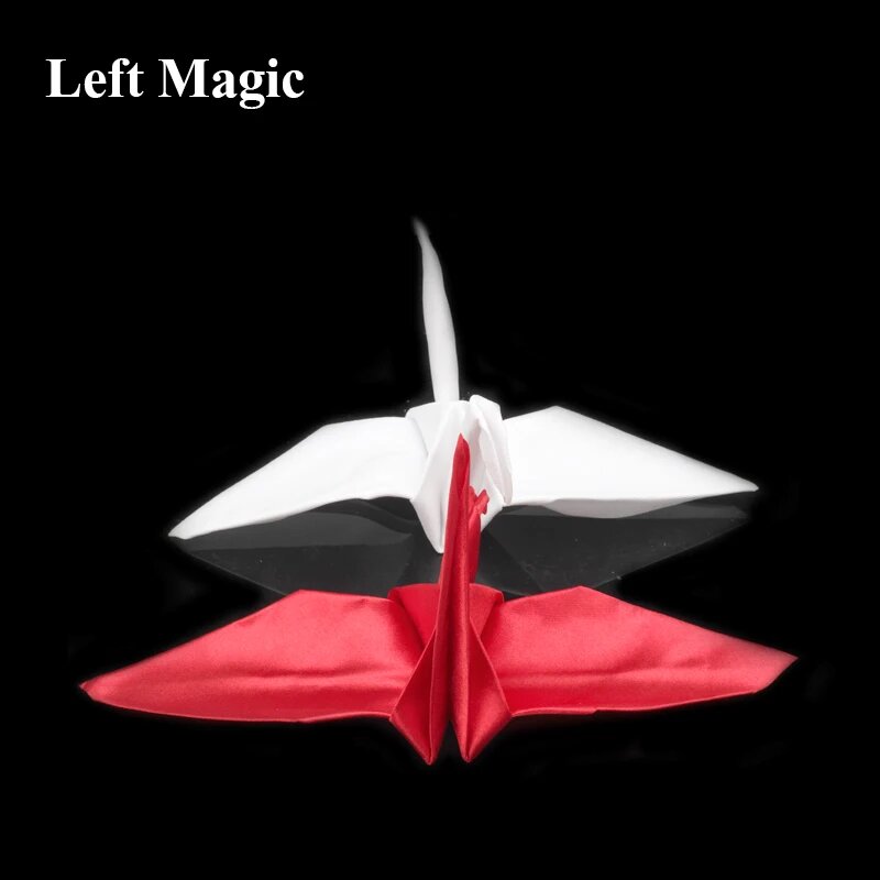 Белый оригами журавль Left Magic — фото 1