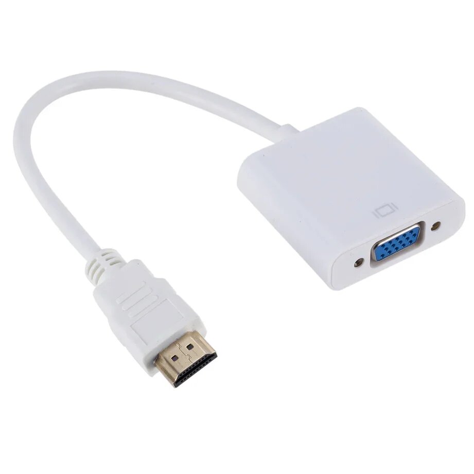 HDMI to VGA адаптер, белый