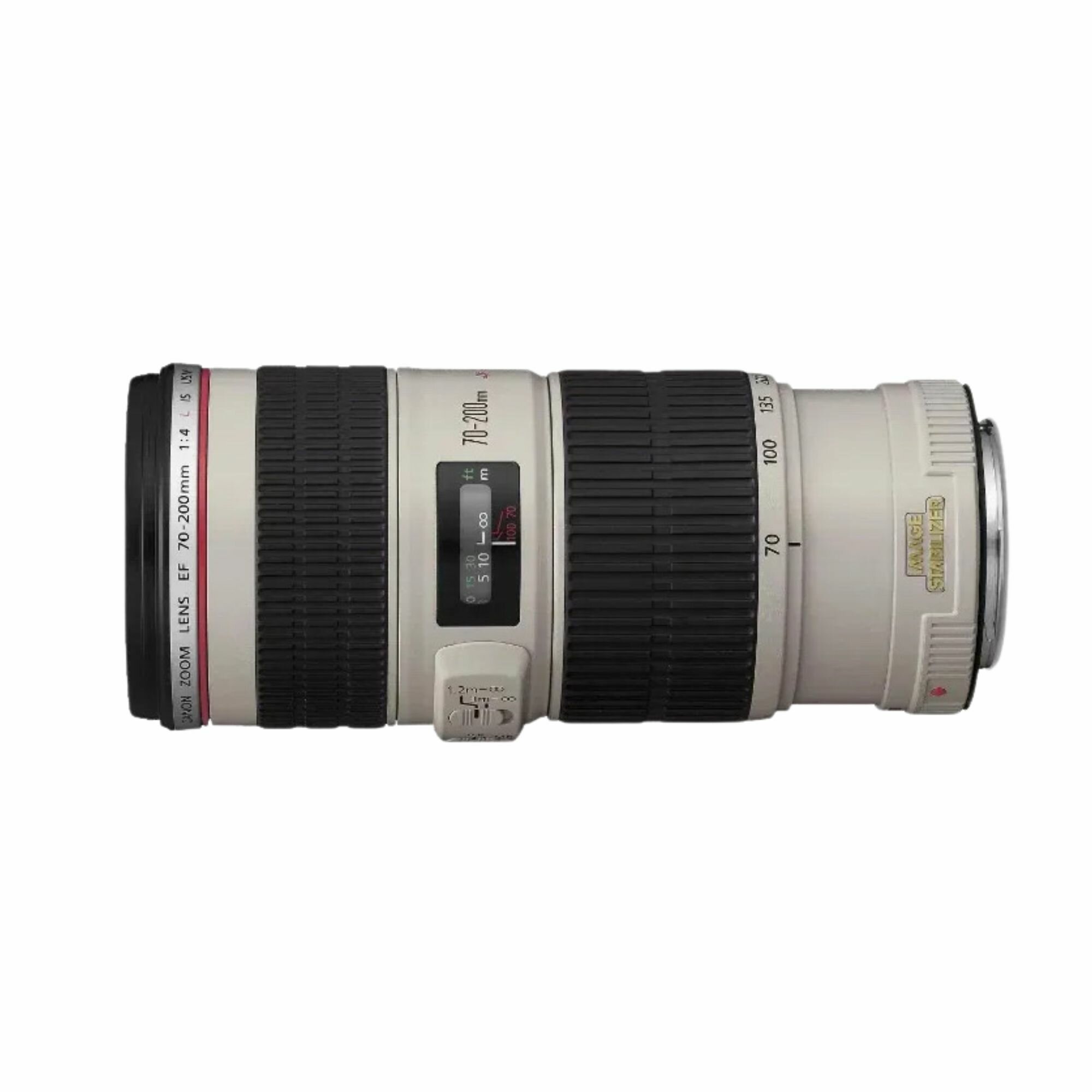 Телеобъектив Canon EF 70-200mm f/4L IS USM, цвет белый/черный