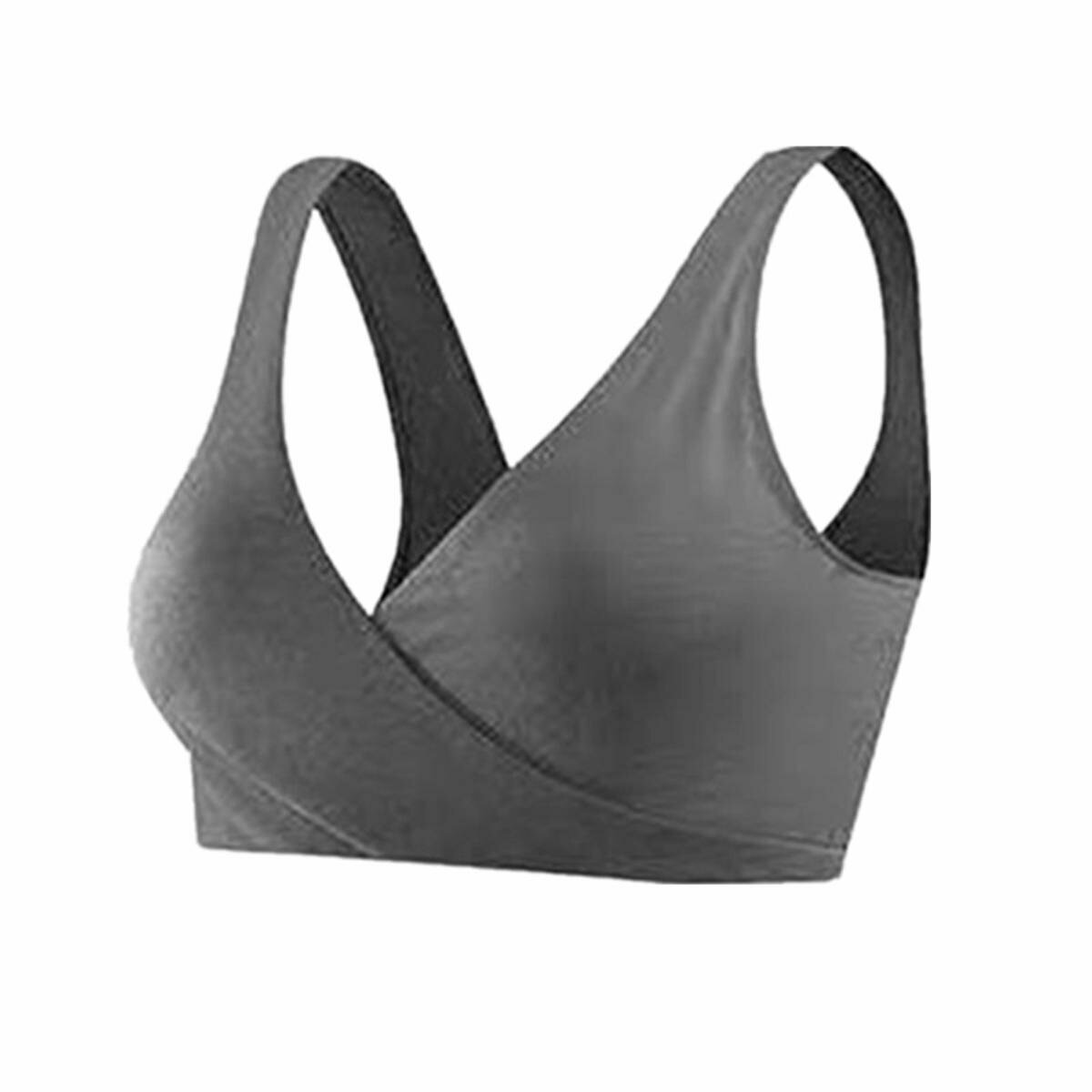 Бюстгальтер для кормления грудью в ночное время, для беременных и кормящих женщин, бесшовный бюстгальтер для кормления грудью, женский хлопковый бюстгальтер для кормления грудью