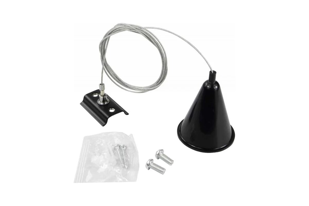 Тросовый подвес для однофазного шинопровода EKS ART черный 145 см 0У-00001369