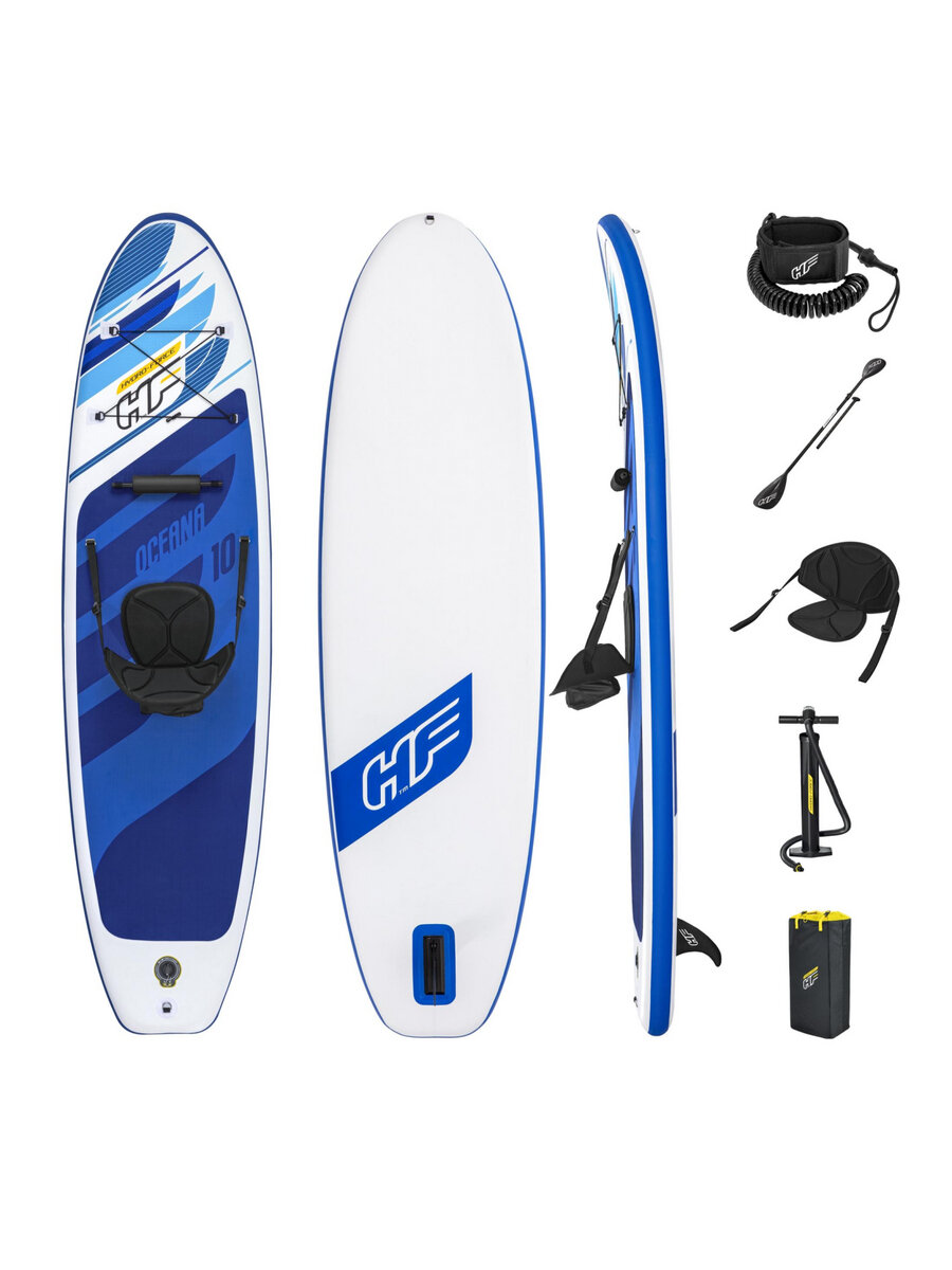 Доска SUP Bestway 305x84x12 см (с веслом, насосом, сиденьем, рюкзаком, ремкомплектом)