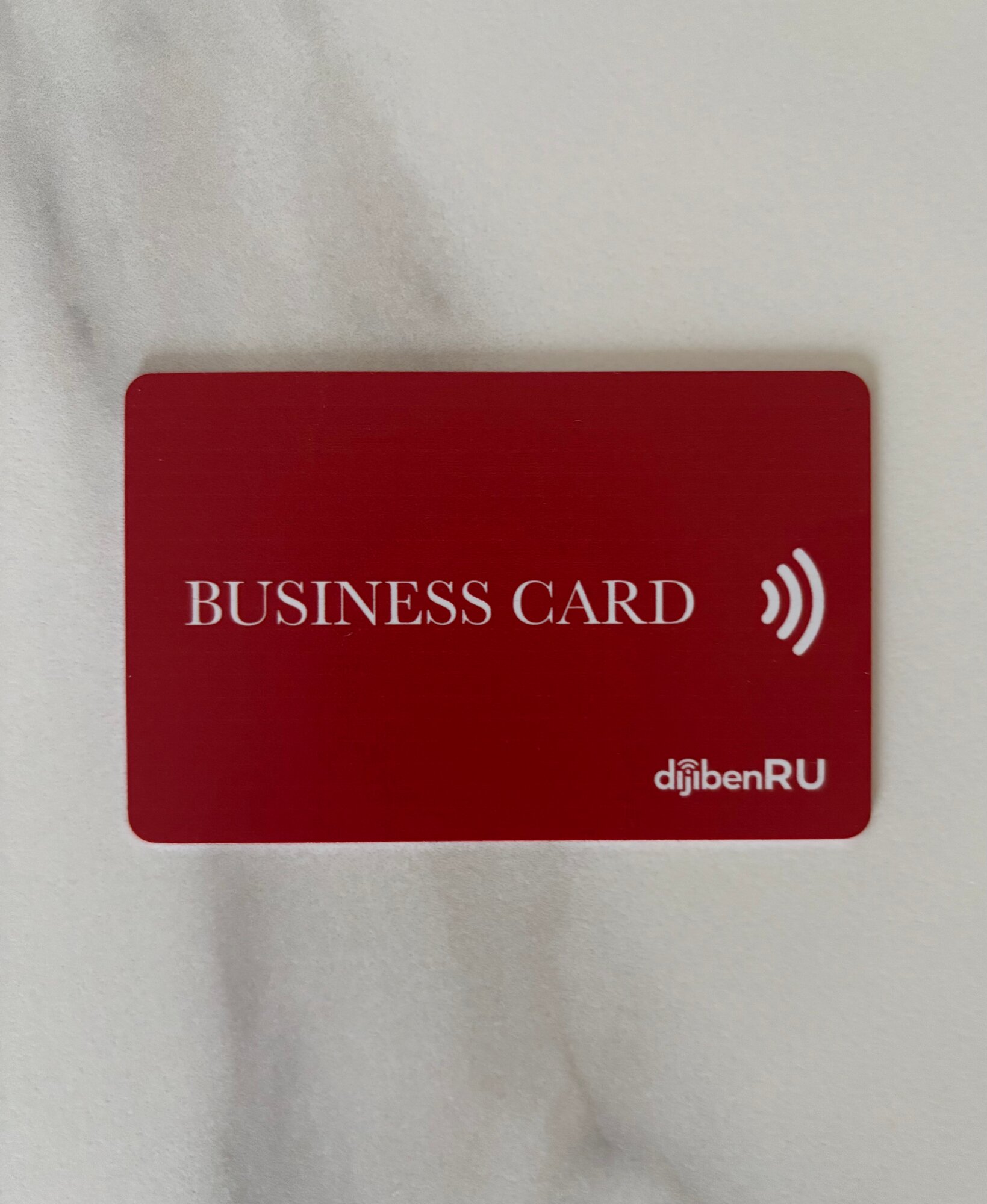 NFC-визитная карточка красная Business Card от Dijiben