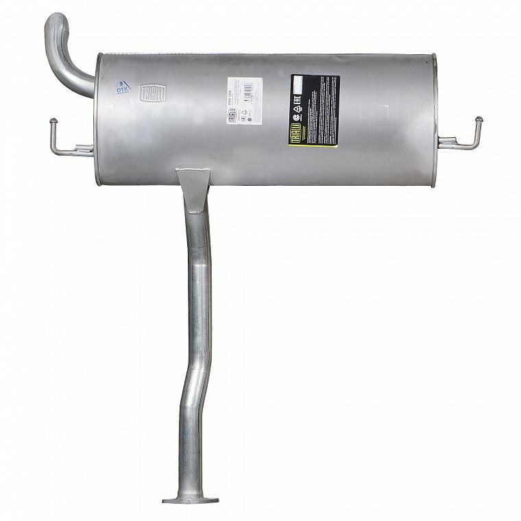 Глушитель для а/м Kia Sportage III (10-)/Hyundai ix35 (10-) 2.0i осн. (алюм. сталь) (EMM 0358)