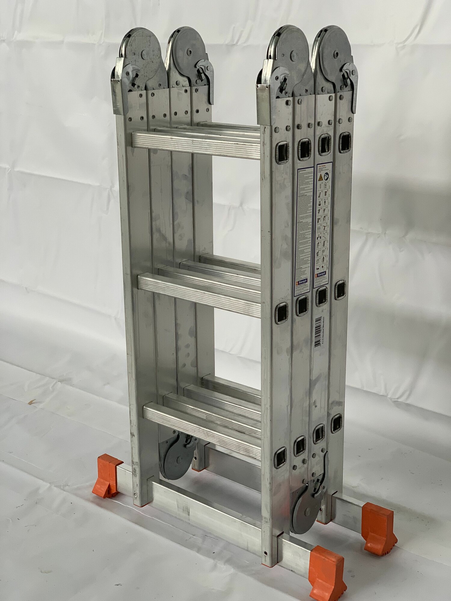 Лестница-трансформер профессиональная четырехсекционная Sarayli PRO 4х3 (Турция)