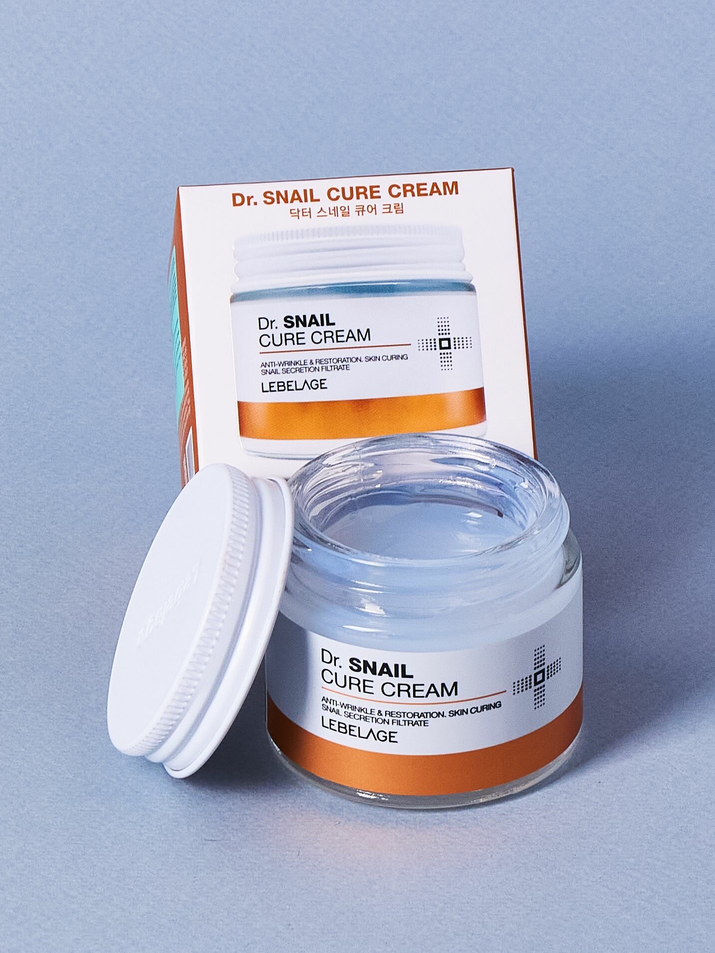 Lebelage Антивозрастной крем для лица с муцином улитки 70мл Dr. Snail Cure Cream