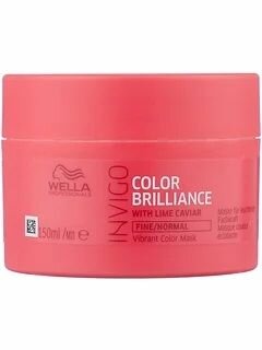 Wella Professionals Маска для окрашенных тонких и нормальных волос Invigo Color Brilliance Fine/Normal, 150 мл