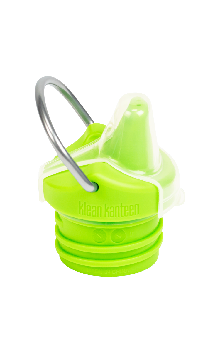Крышка Klean Kanteen Kid Sippy, полипропилен/силикон, зеленая