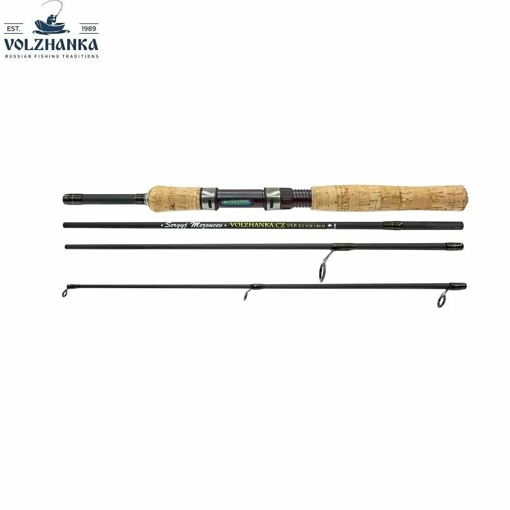 Спиннинг "Volzhanka S. Mezencev concept " тест 0.2-1гр 1.8м (5 секции) (IM7)