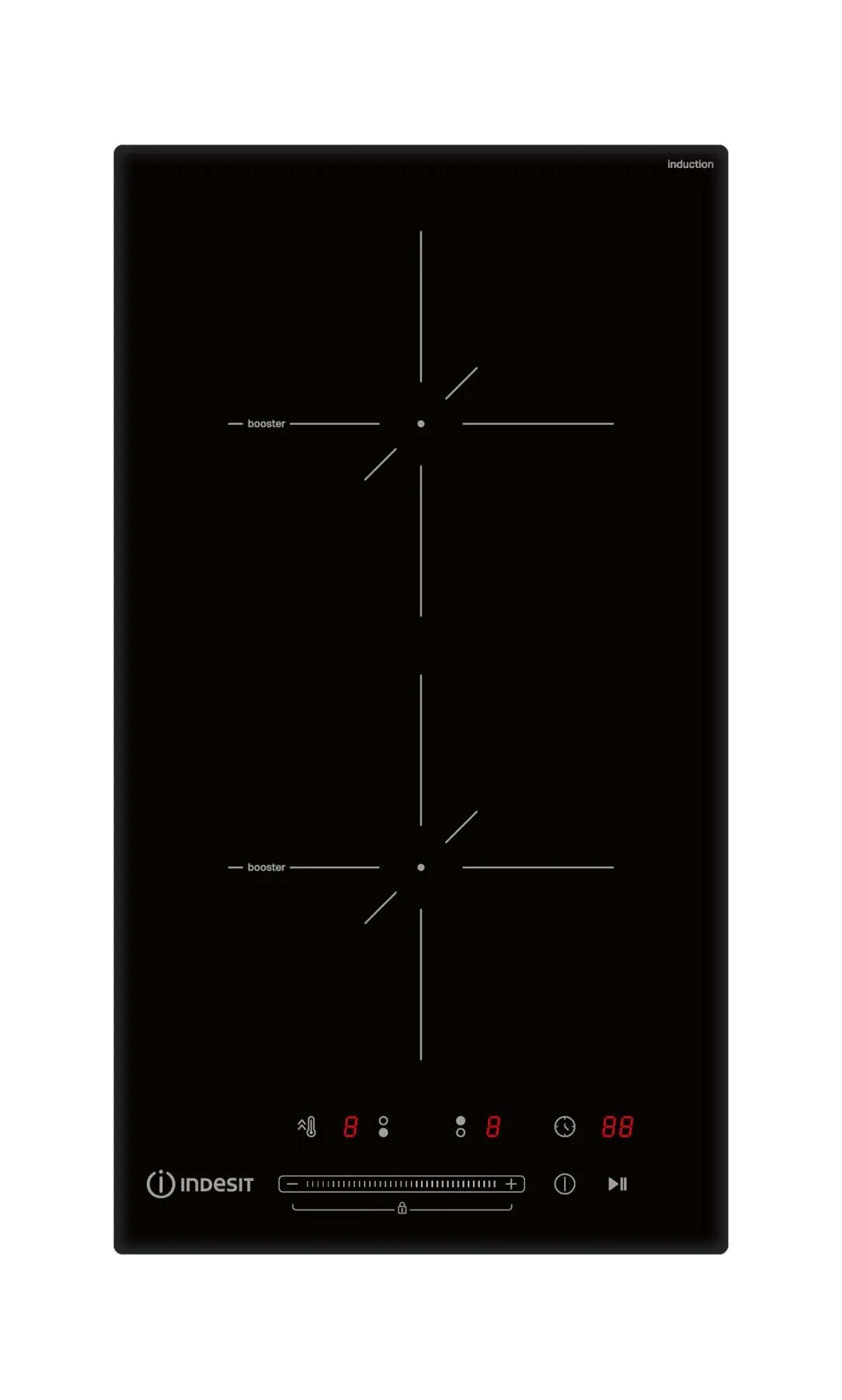 Встраиваемая индукционная варочная поверхность Indesit IS 40CQ30 NE