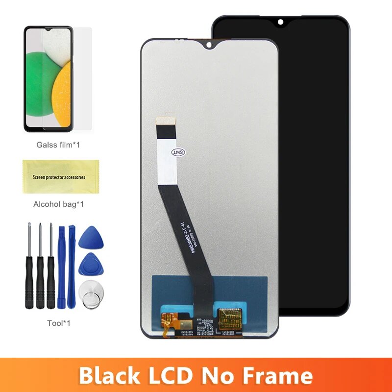 Дисплей для Xiaomi Redmi 9, Black No Frame