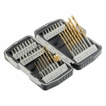 Набор бит и сверл, магнитный адаптер, CrV, в пласт. боксе,40шт. MATRIX (11322), 630426