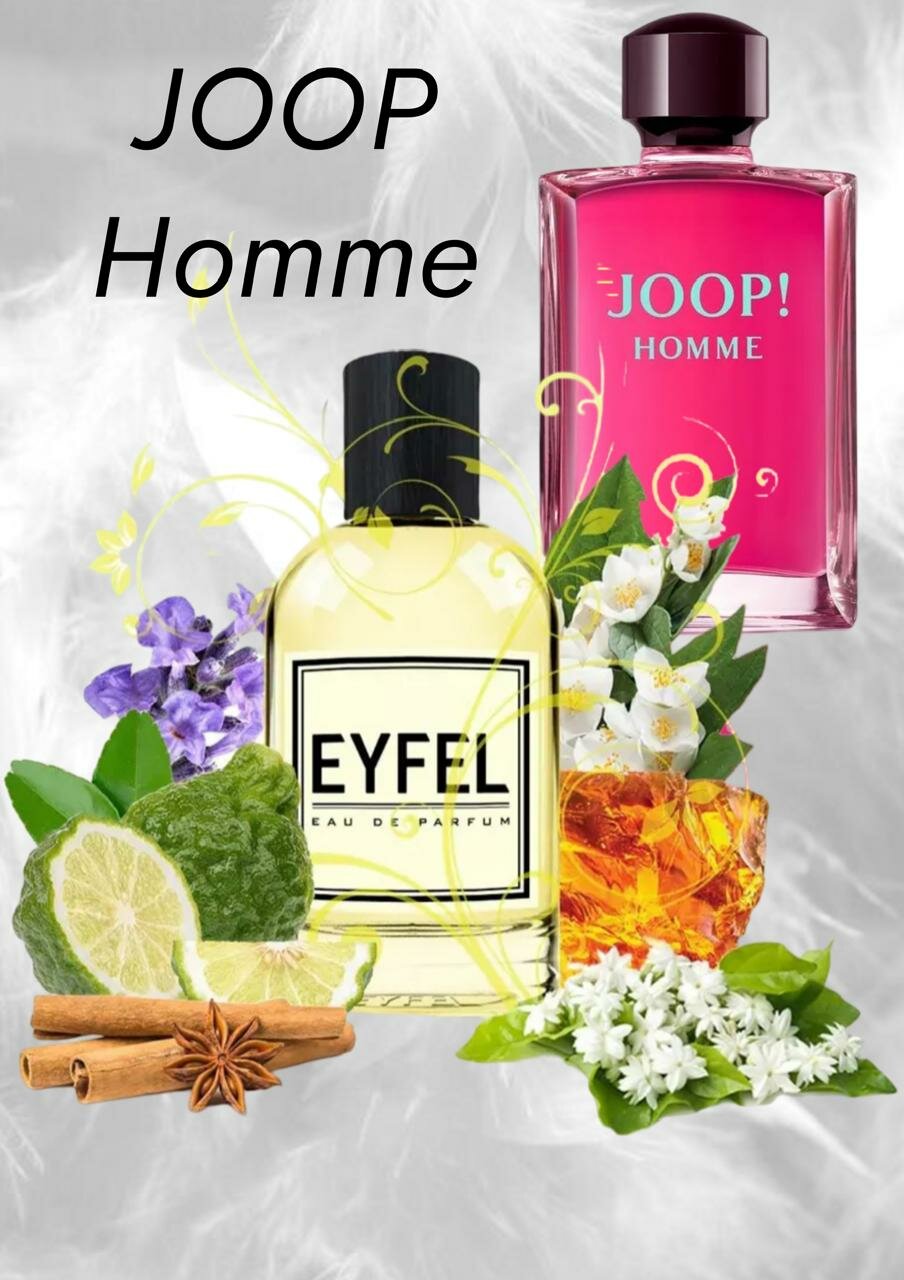 Духи мужские EYFEL M20 JOOP, восточные фужерные, парфюм 50 мл