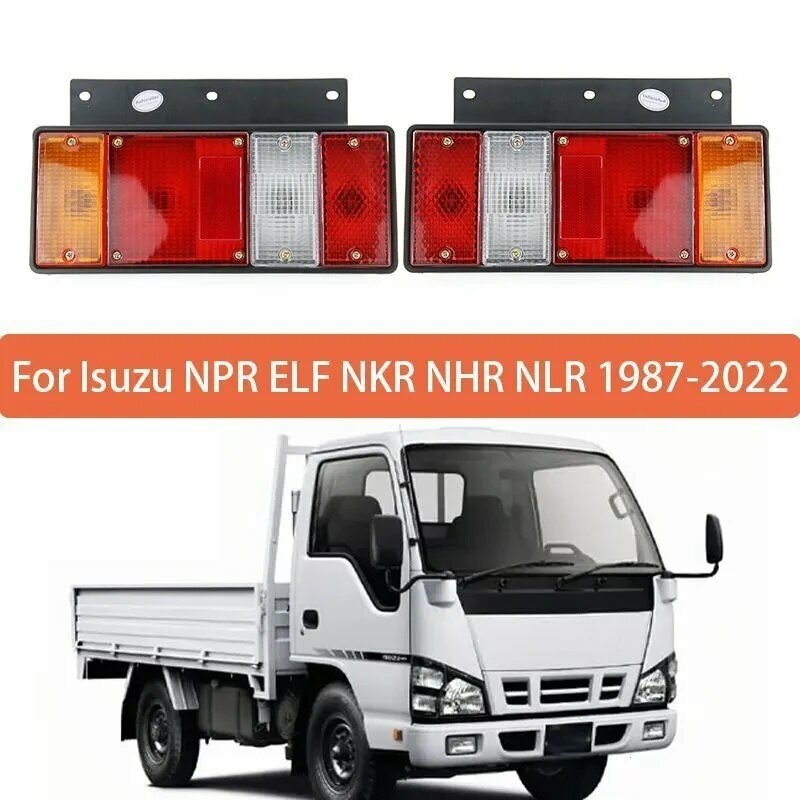 KNOW EASY-Фары автомобильные, Задний фонарь, 2 шт, арт. ozon-HWD2Z-Isuzu-03 для Isuzu NPR ELF NKR NHR NLR 1987-2022