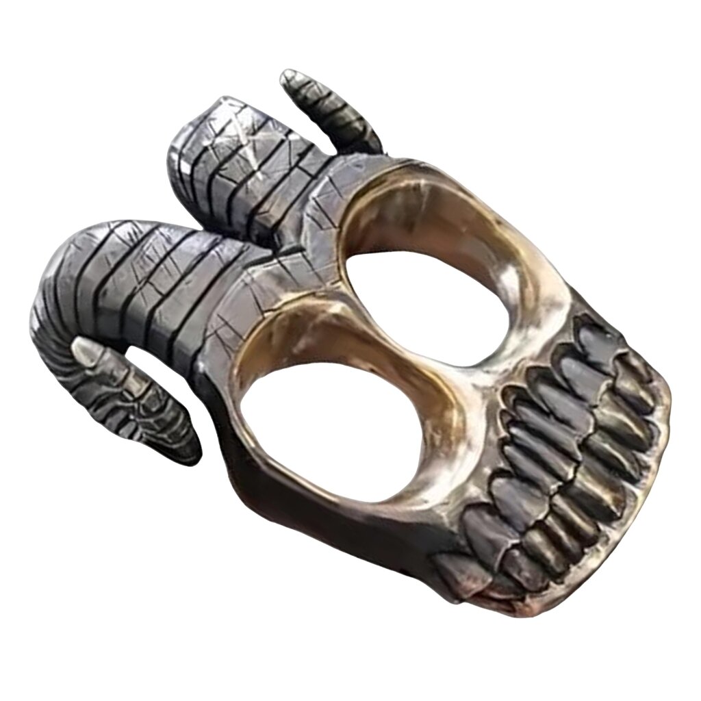 Металлический Овечий рог, Череп, костяшки пальцев, Кольца для музыкальных фестивалей и вечеринок, Ювелирные изделия