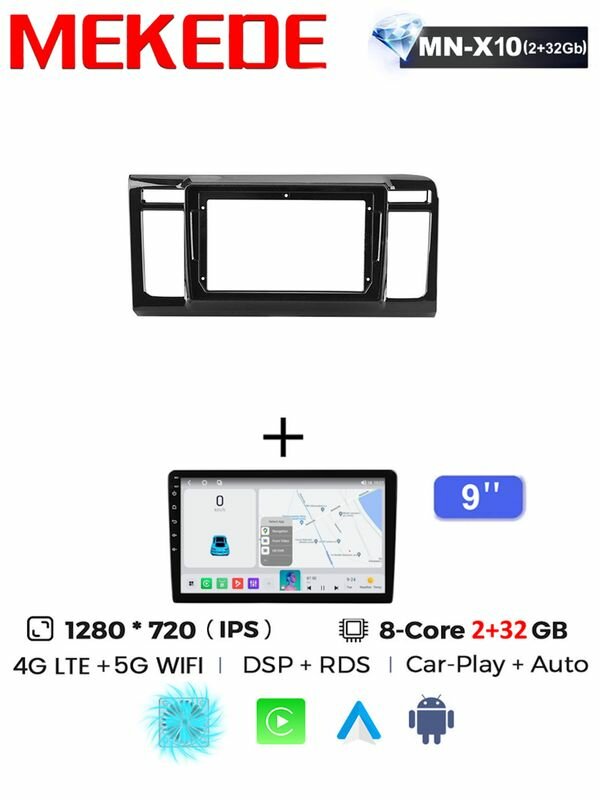 Магнитола 9" Mekede MN X10 Pro 2/32 Gb Honda N-WGN 2013-2019 carplay