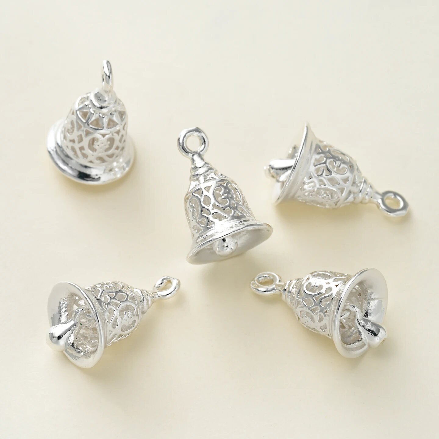 Серебряные колокольчики для бижутерии St.kunkka