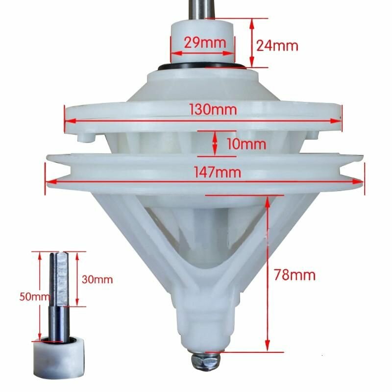 Редуктор квадратного вала полуавтоматической двухцилиндровой стиральной машины-50-среднее колесо