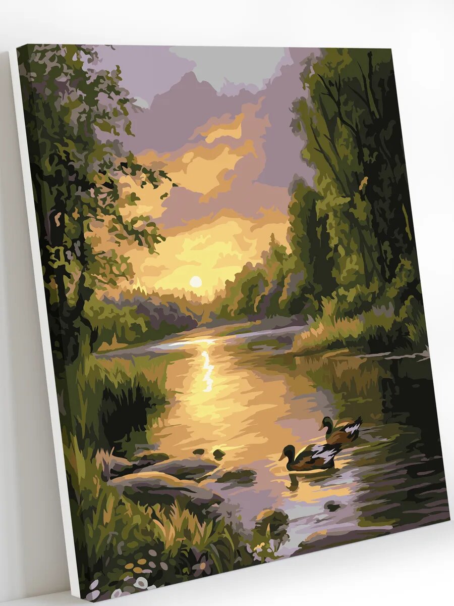 Утро Картина по номерам на холсте 40х50 см