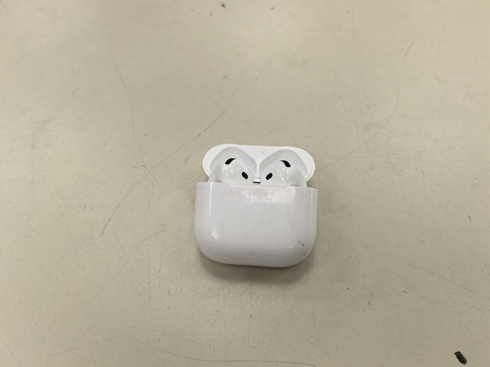 Оригинальные Беспроводные наушники Air pods 4 с шумоподавлением, б/у, уценка