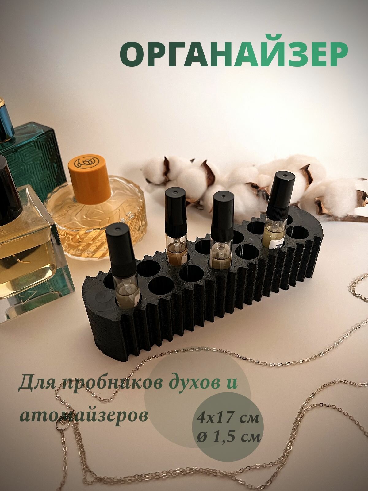 Органайзер для хранения духов, атомайзеров. Парфюмерия и уход.