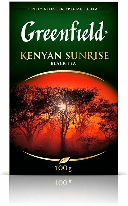 Greenfield чай черный листовой Kenyan Sunrise 100г.