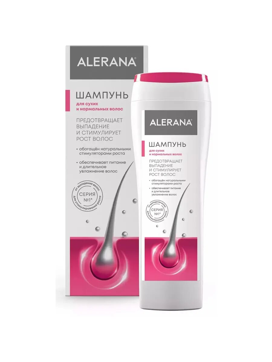 Шампунь ALERANA Для сухих и нормальных волос 250 мл